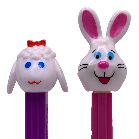 PEZ | Toys | Vintage Pez Rabbit Lamb Easter Pink And Purple Slovenia ...